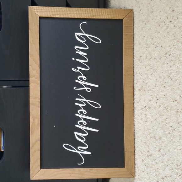 Accents | Happy Spring Sign | Poshmark